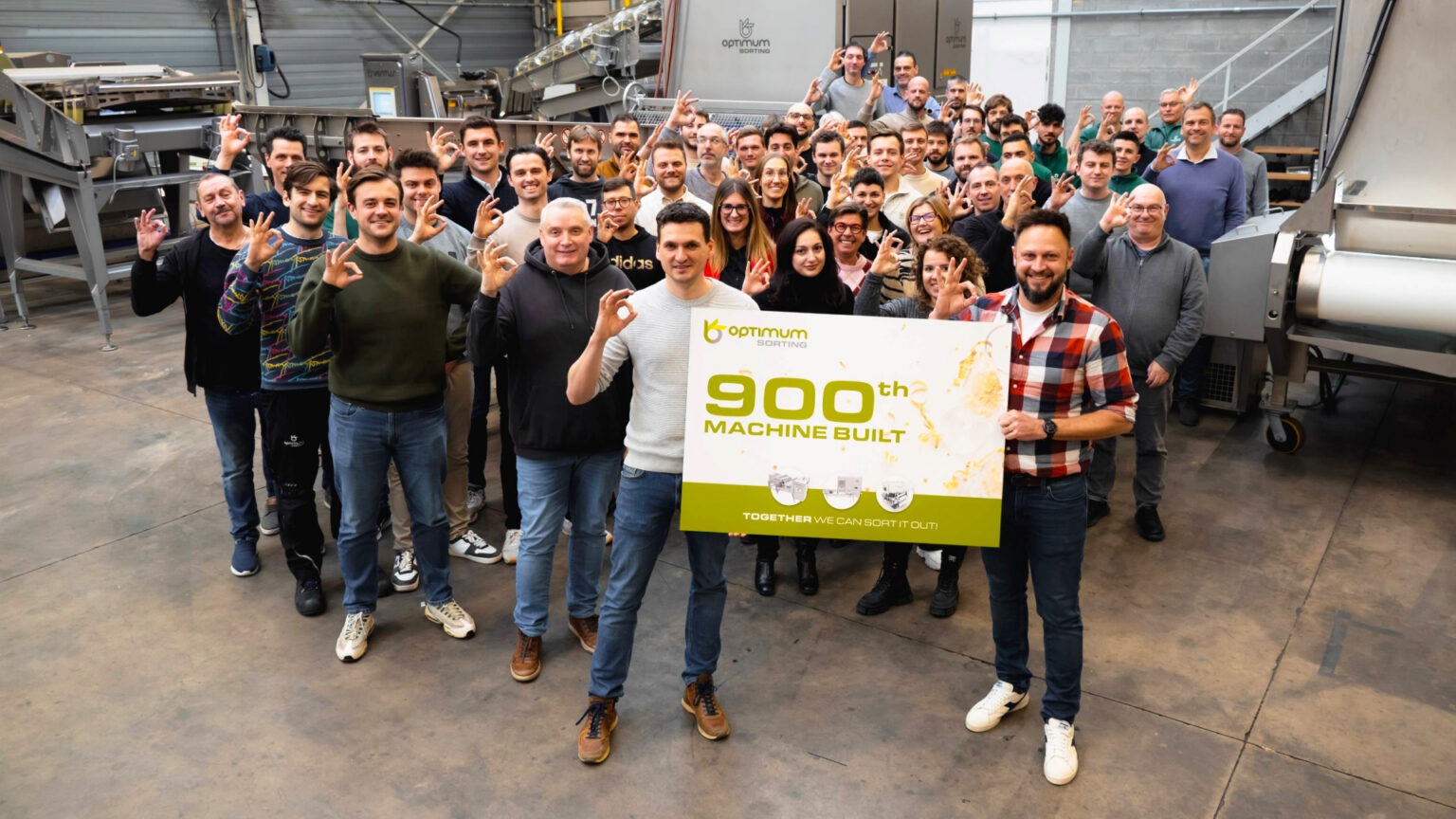 Optimum Sorting achieves new milestone | Optimum Sorting